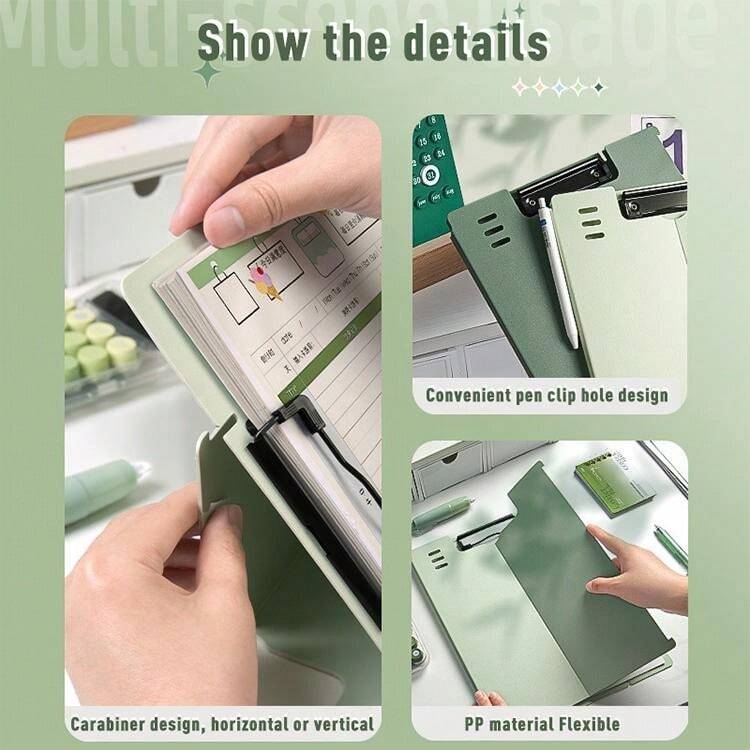 1pc A4 Size Large Capacity Upright Clipboard File Folder - Ultimate ...