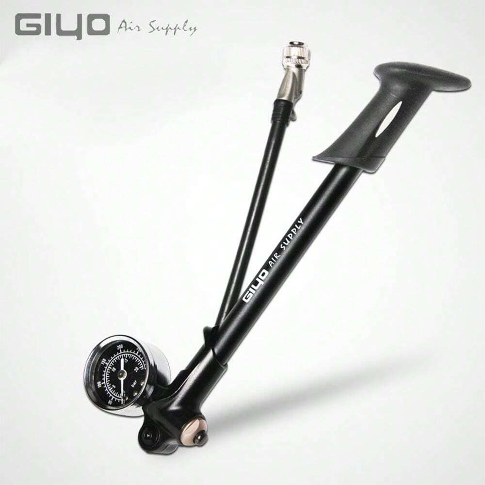 GIYO GS-02D Foldable 300PSI High-Pressure Bike Air Shock Pump With ...