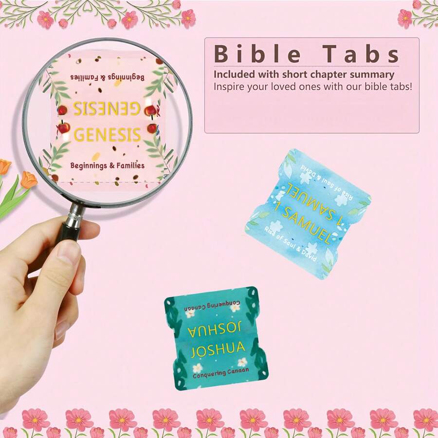 Bible Tabs, Cute Bible Tabs With Soul Nourishing Book Summaries ...