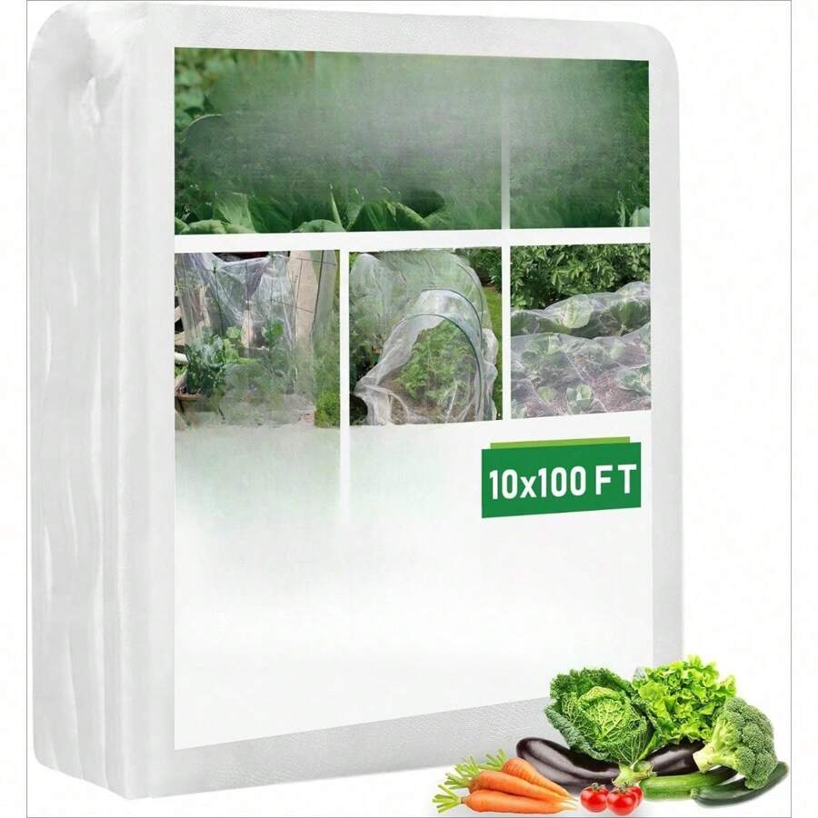 10 X 100FT Garden Mesh Netting Outdoor Mosquito Netting Plant Cover ...