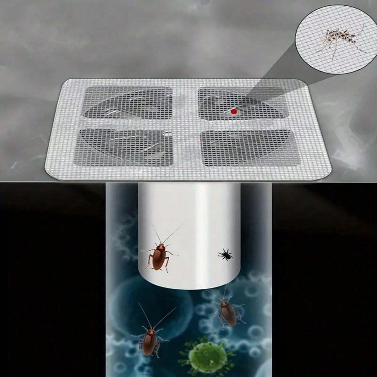 Premium Disposable Sewer Filters, Effective Hair Blocker And Bug Proof ...