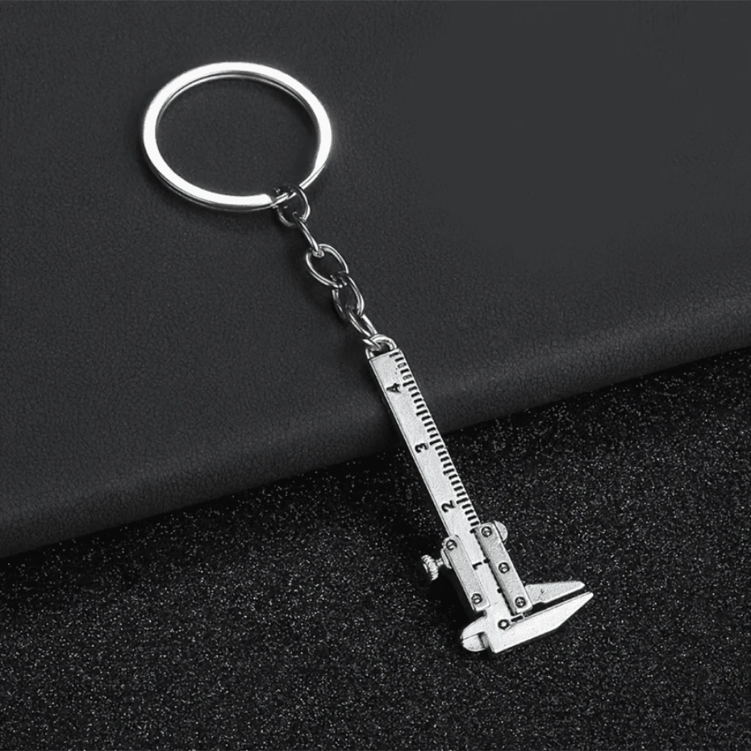 Compact Keychain Caliper Tool - Portable Mini Measuring Device, Range 0 ...