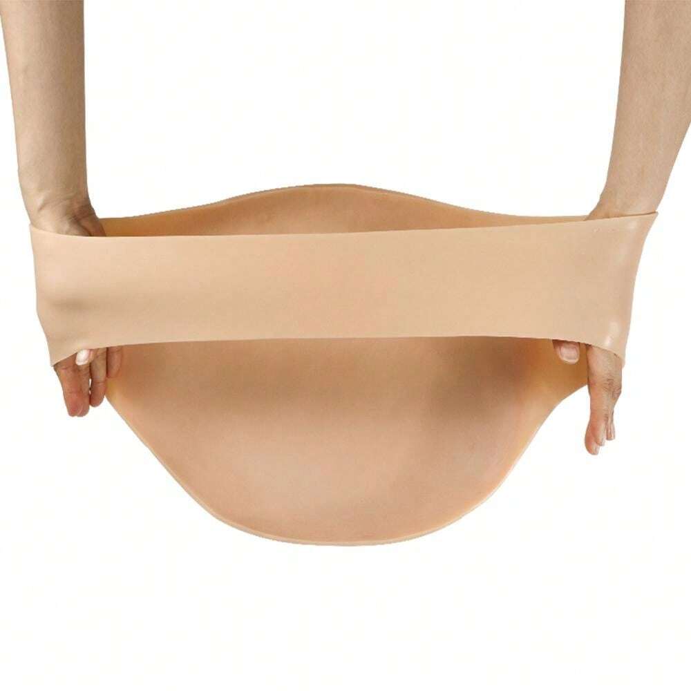 Realistic Fake Pregnant Belly Silicone Artificial Tummy Skin Color False Pregnancy Belly For