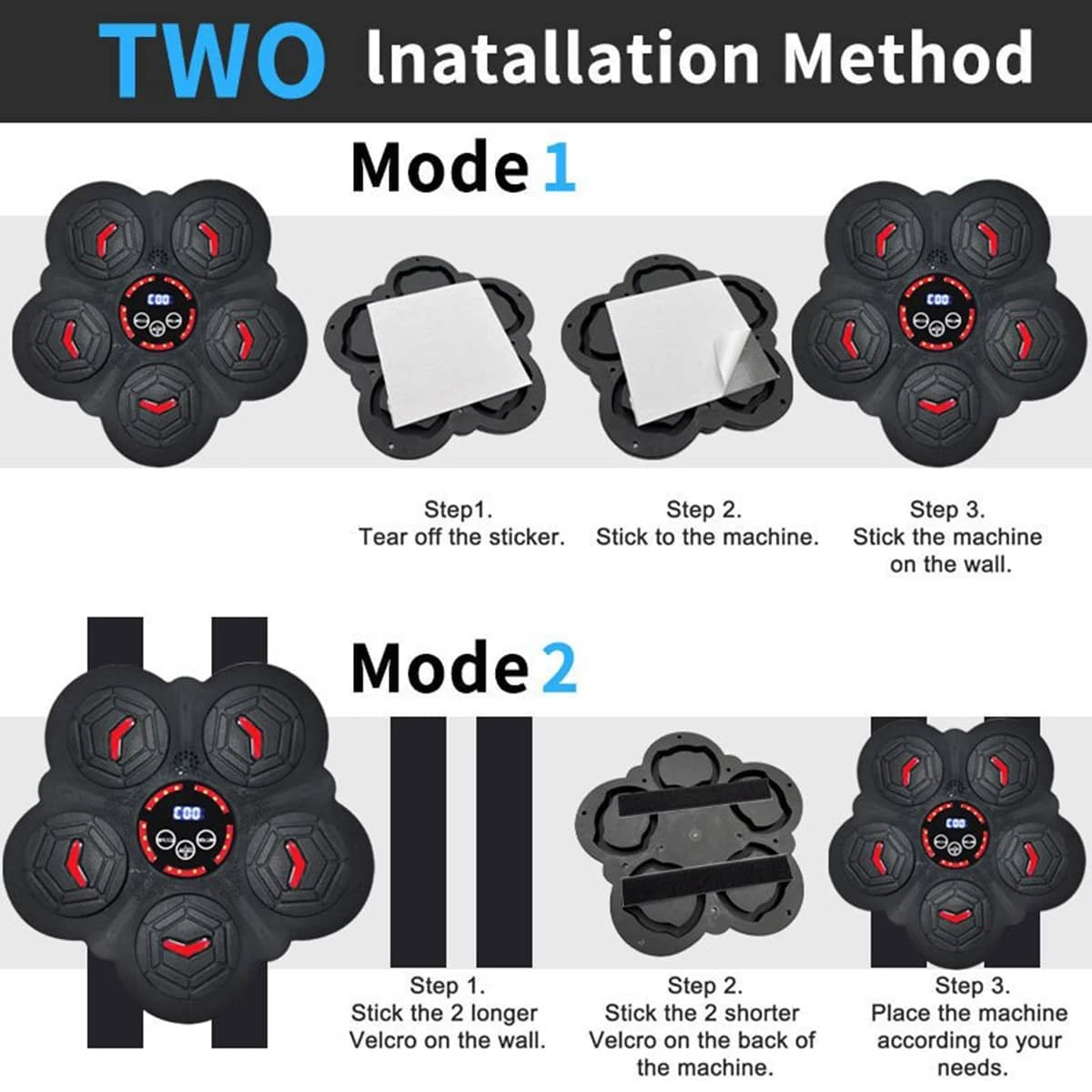 JBT E-COMMERCE Máquina de Boxe Bluetooth Músical com luva de boxes-5 ...