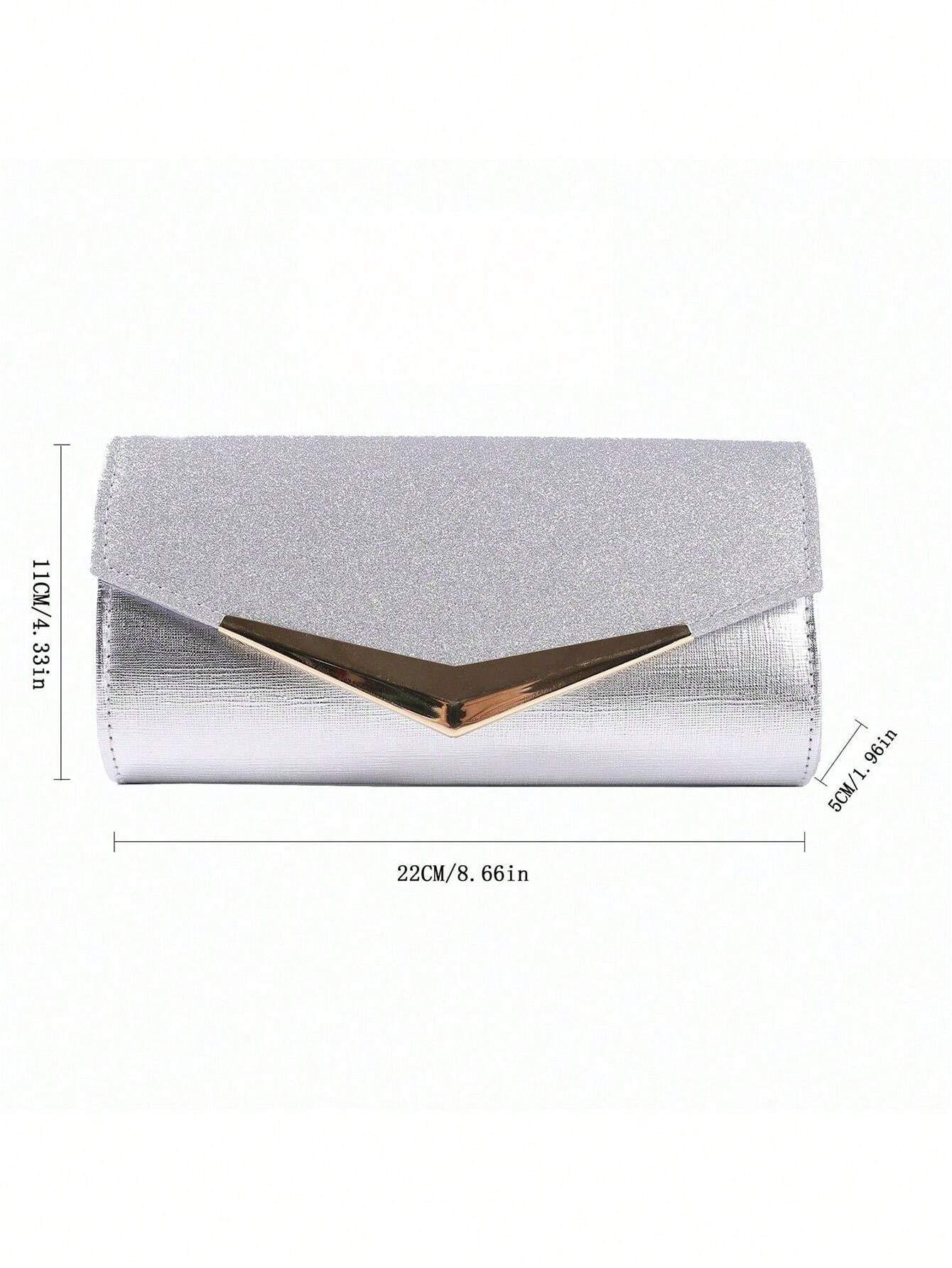 Pochette de soirée pour femme, un sac à main enveloppe scintillant avec ...