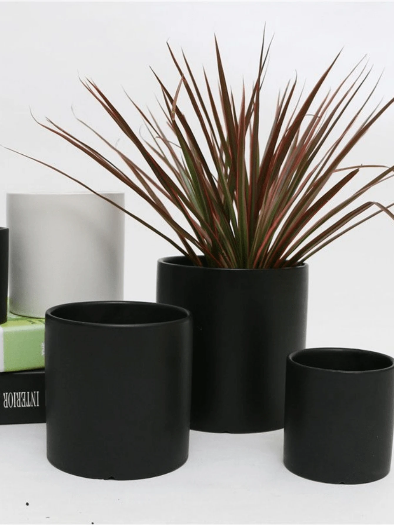 Minimalist Luxury Iron Flower Pot Indoor Patio Planter, Gold Metal Vase ...