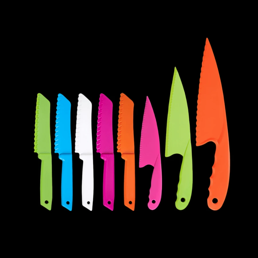 Kids Plastic Handcraft Knife Set, Toy Fruit Knife Set, Preschool Early ...