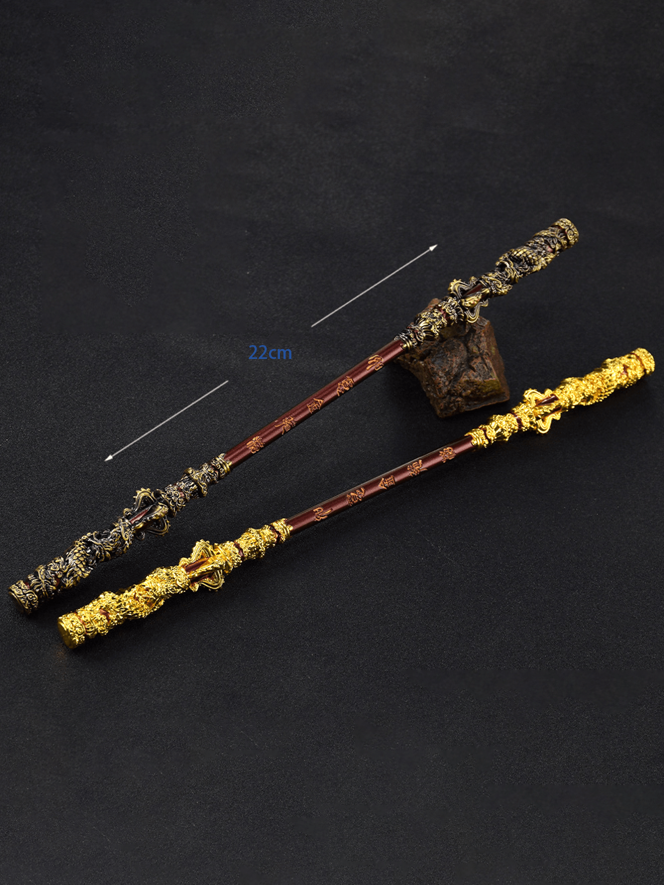 Black Myth: Wukong Game Peripheral Figurine Model, Refined Metal Ruyi Jingu Bang Prop | SHEIN ...