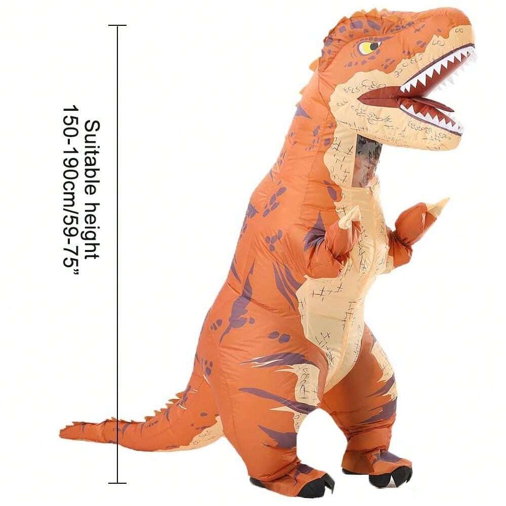 Cartoon Inflatable Tyrannosaurus Rex Costume, Fancy Dress Dinosaur ...