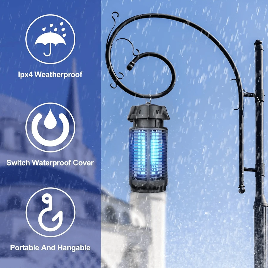 Tueur d'insectes Tue-moustique électrique Lampe anti-moustiques ...