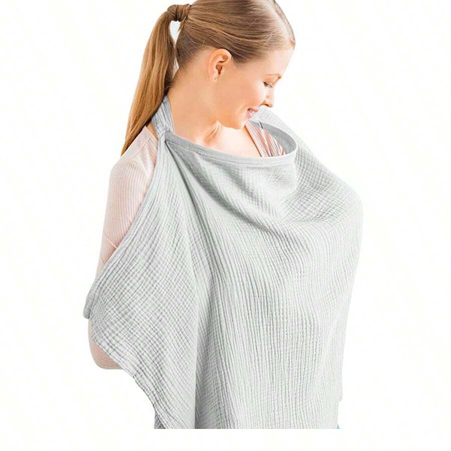 Cross-Border Nursing Cover, Double Layer Georgette Breastfeeding Scarf ...