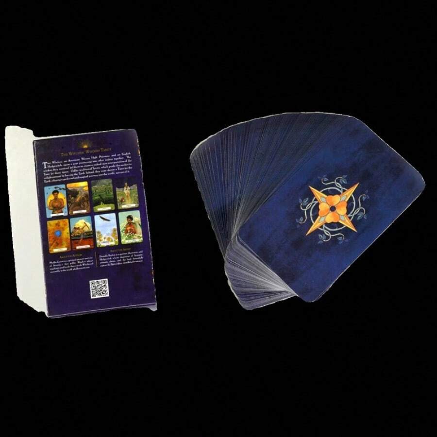 Witch's Wisdom Tarot Cards, English Version Tarot & Astrology Card Game ...