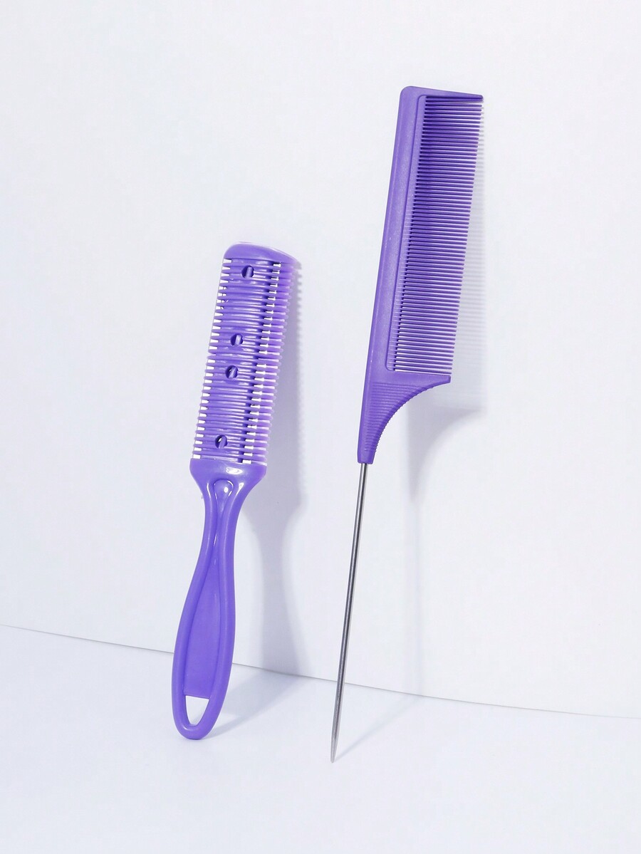 2pcs Hair Cutting Comb Set, Suitable For Organizing Hairstyles ...