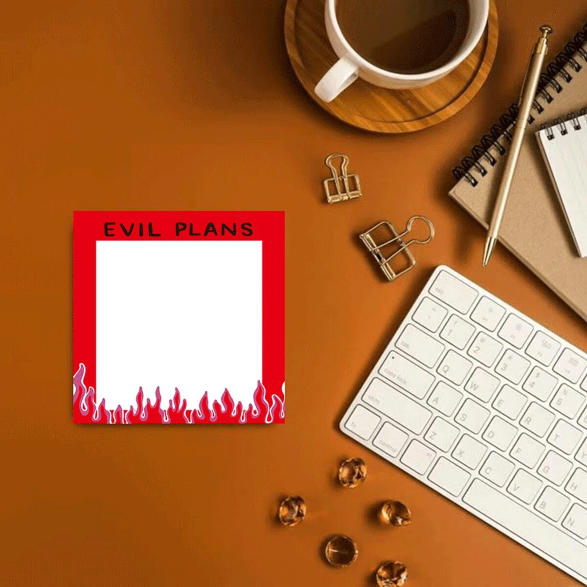 1 PC Funny Gifts 50 Sheets Evil Plans Notepad Gift, Halloween Gifts ...