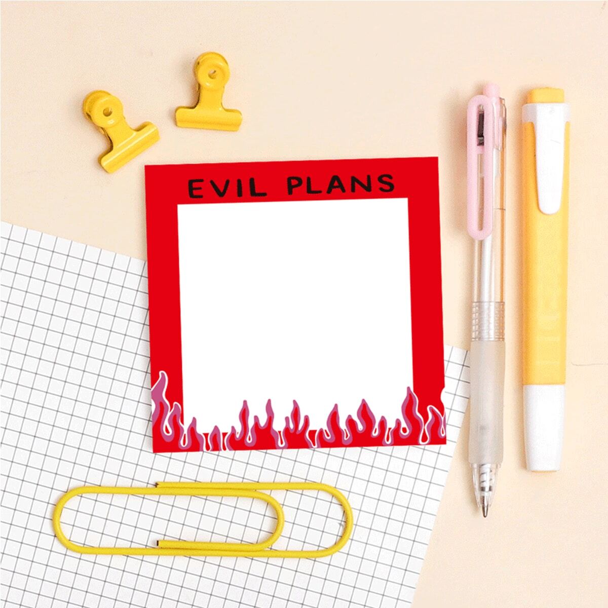 1 PC Funny Gifts 50 Sheets Evil Plans Notepad Gift, Halloween Gifts ...