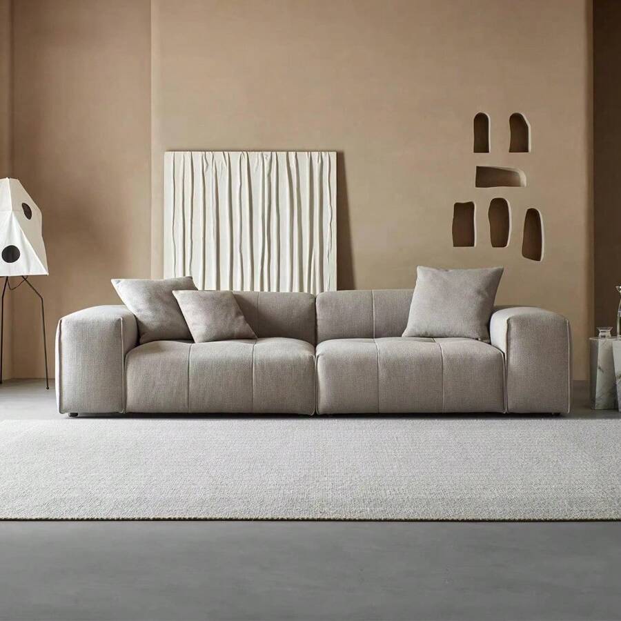 Italian Simple Modular Couch 3-Seat Living Room Sectional Sofa ...