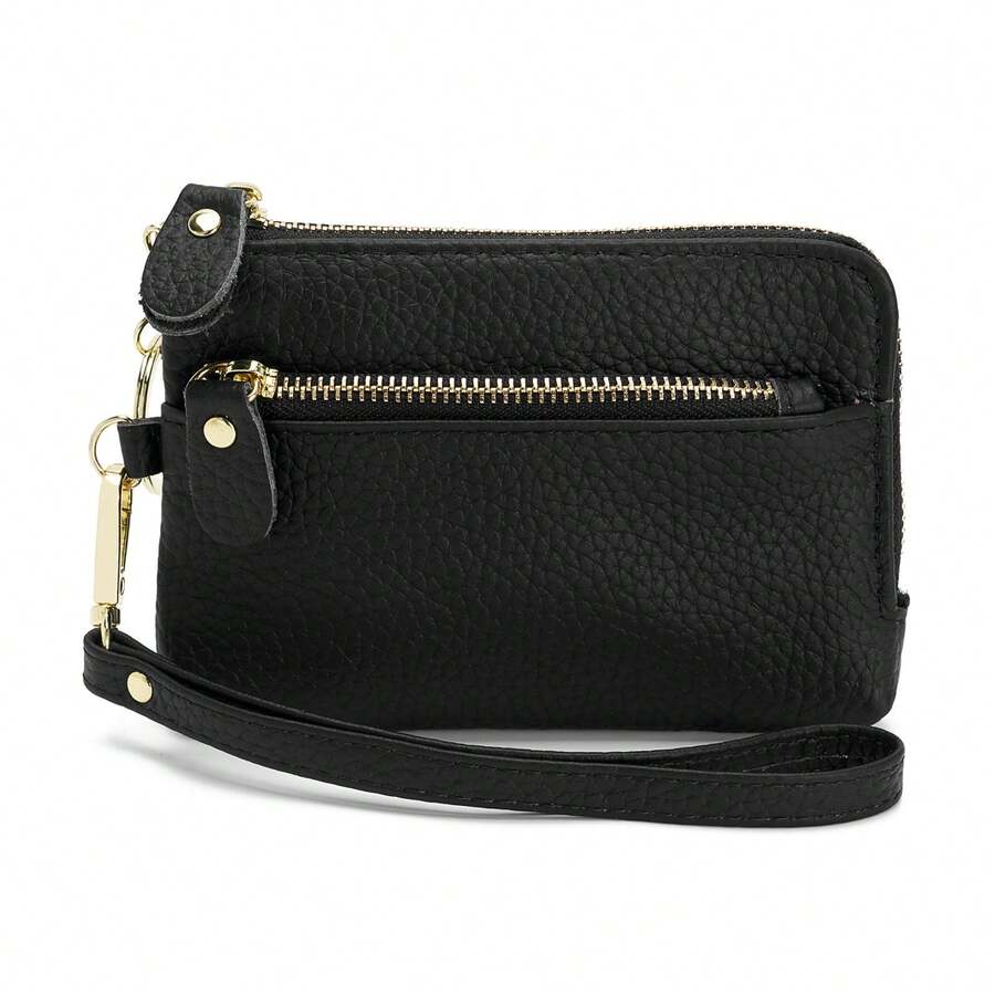 Women Coin Purse Large Opening For Easy Access With Wrist Strap Wallet ...