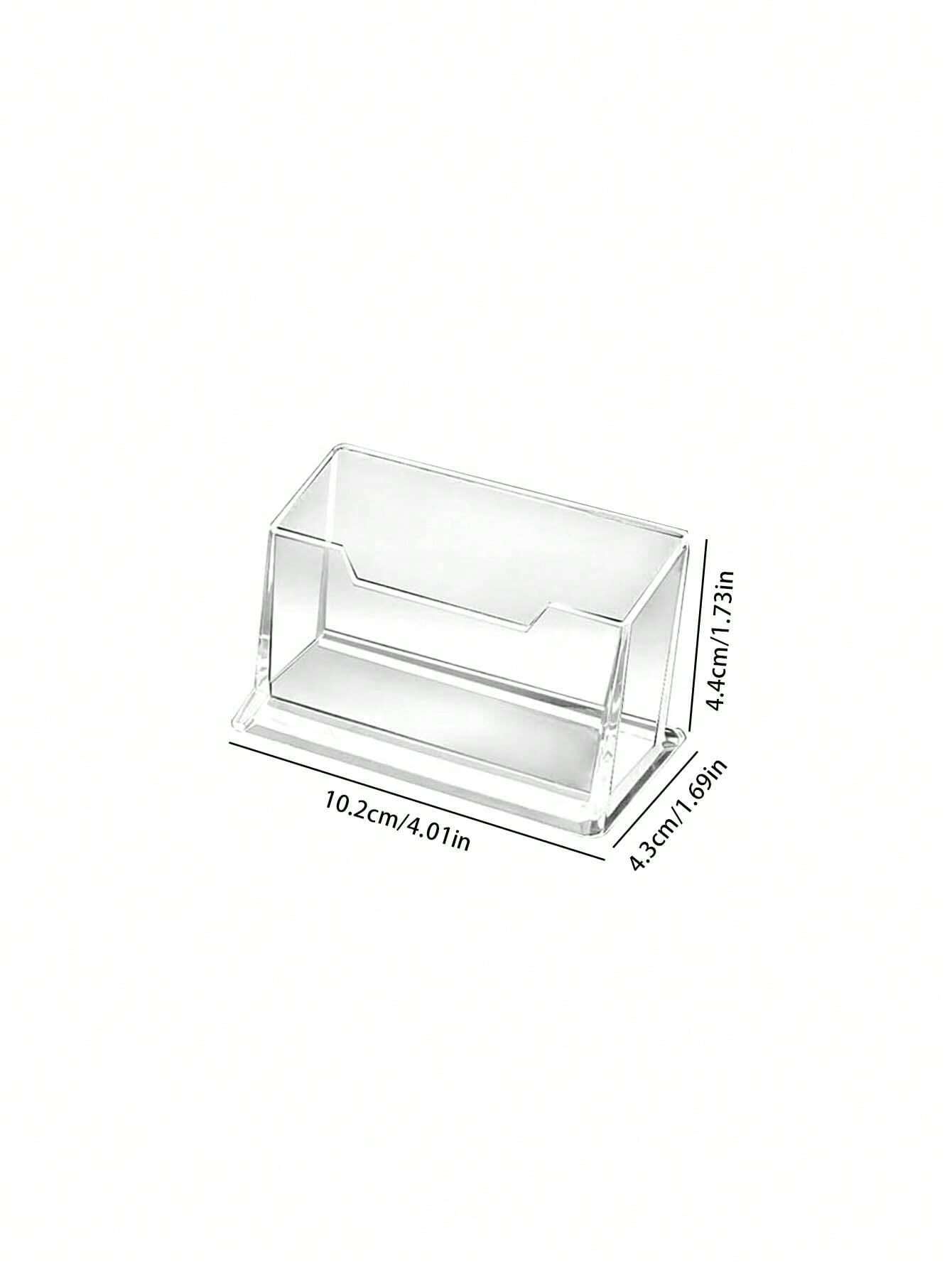 Acrylic Business Card Holder, Transparent Card Display Stand, Card ...