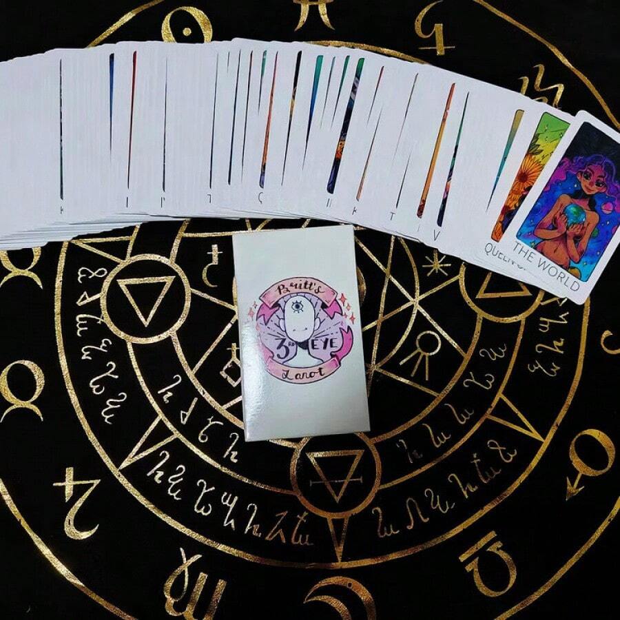 3-Eye Tarot Card Set, Includes Tarot Cards In English & Astrology Cards ...
