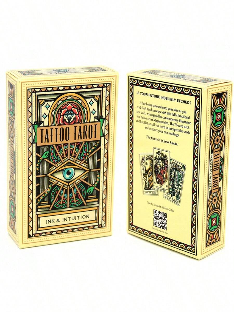 Tattoo Tarot Ink & Intuitive Marseille System Tarot Full English Oracle ...