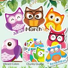 Owl Paper Cutting Happy Birthday Bulletin Board Set, Classroom ...