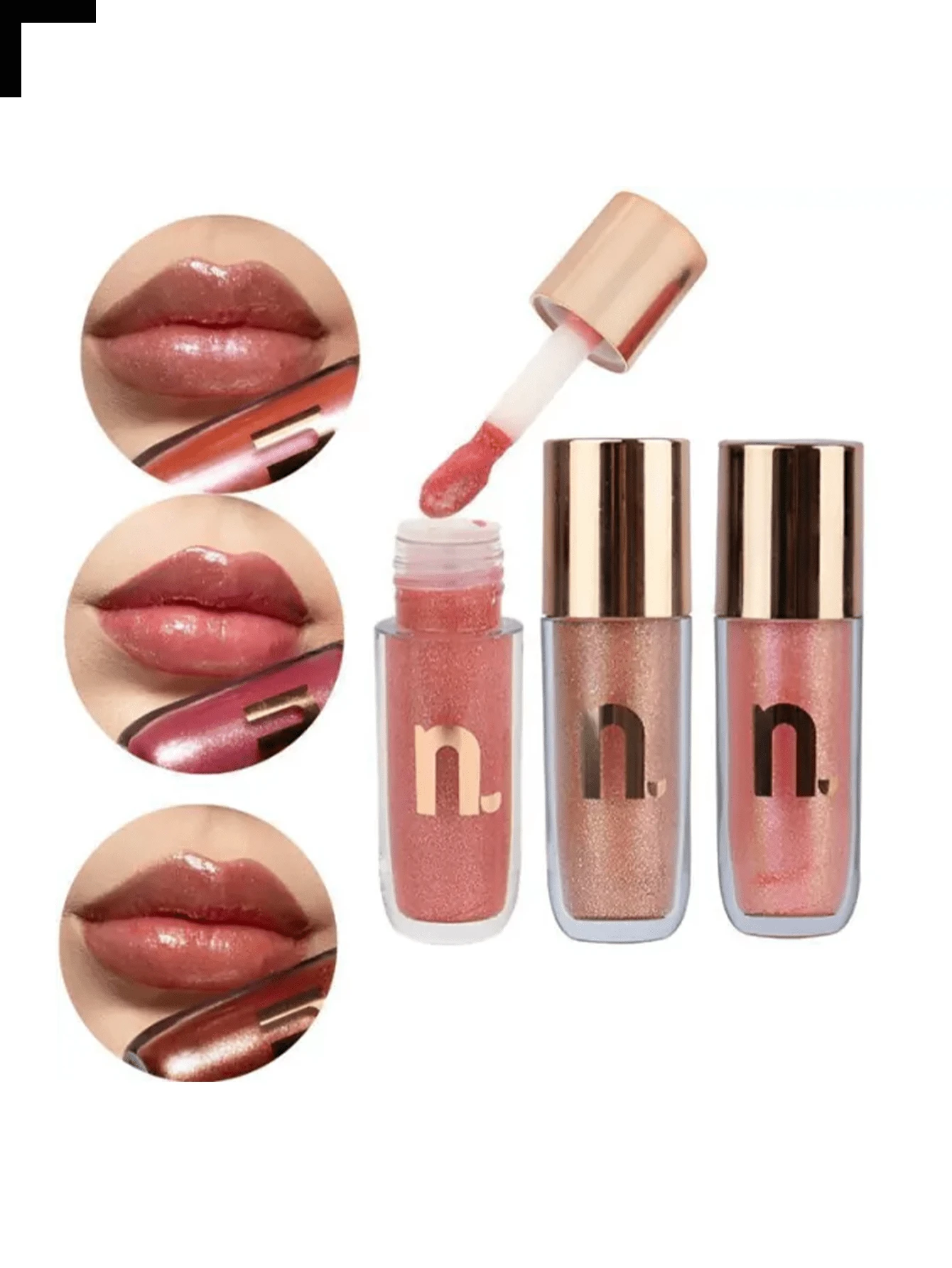 Nina Make Up Instant Glow Gloss Labial 4ml | SHEIN Brasil