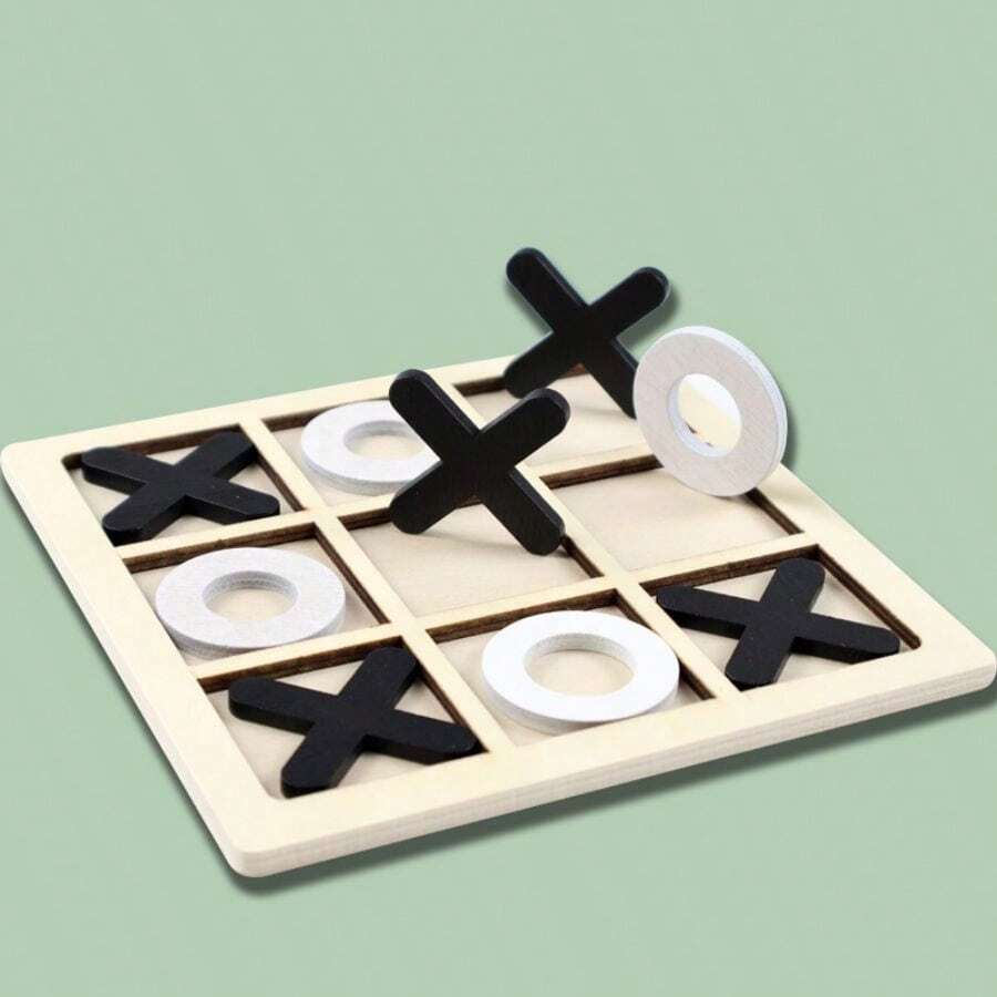 Customized XO Chess, Custom Tabletop Board Game, Wooden Tic-Tac-Toe ...
