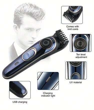 WEEME Electric Hair Clipper For Men, Body Hair Trimmer, Shaver With USB ...