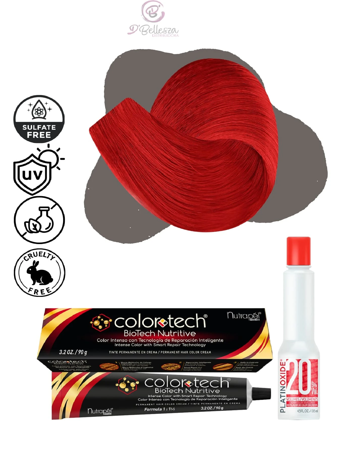 Nutrapel, Color Tech Recharged Dye Intense Color Tones 90g | SHEIN USA