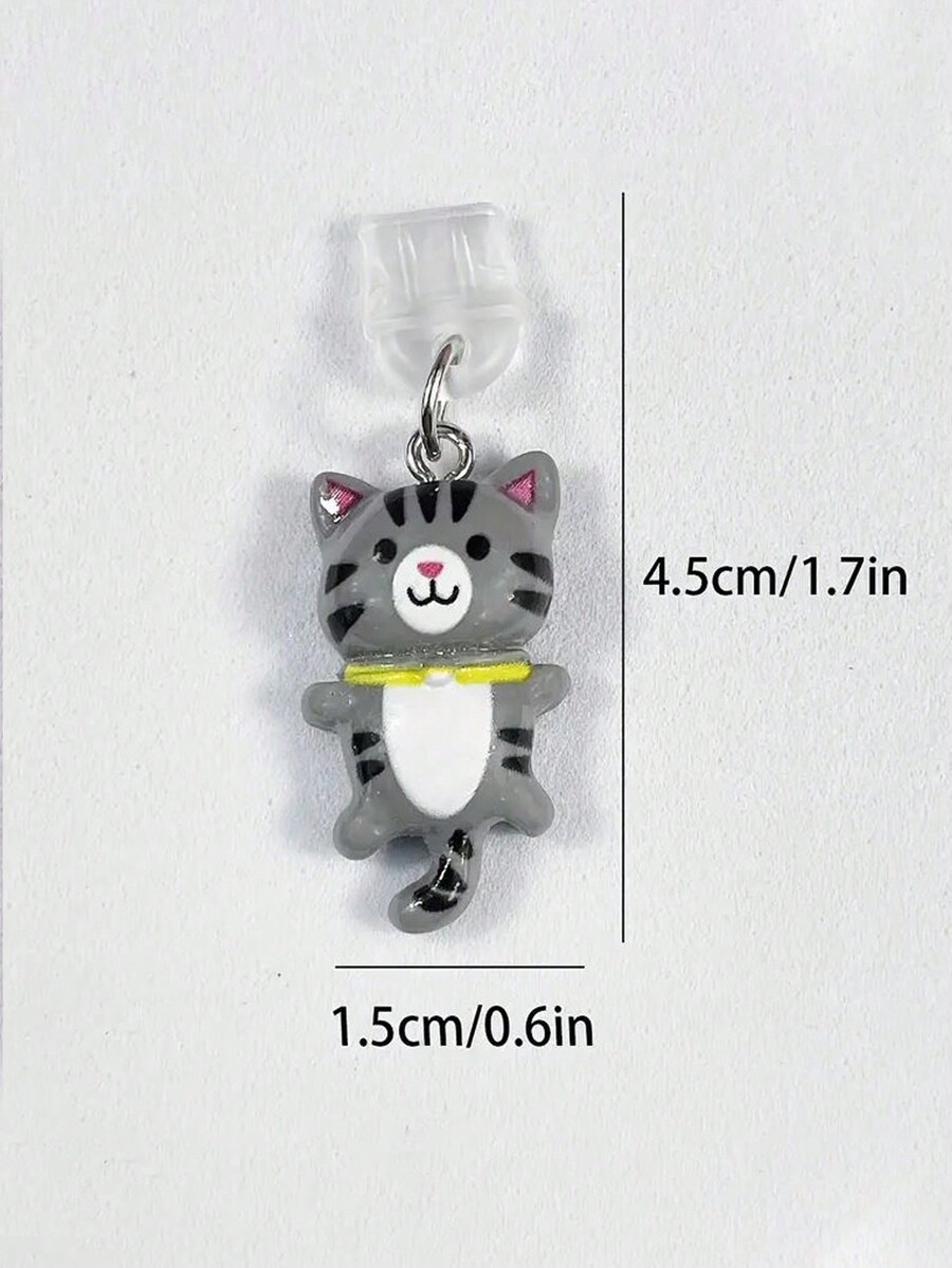 Cute Cat Shaped Charging Port Dust Plug | SHEIN