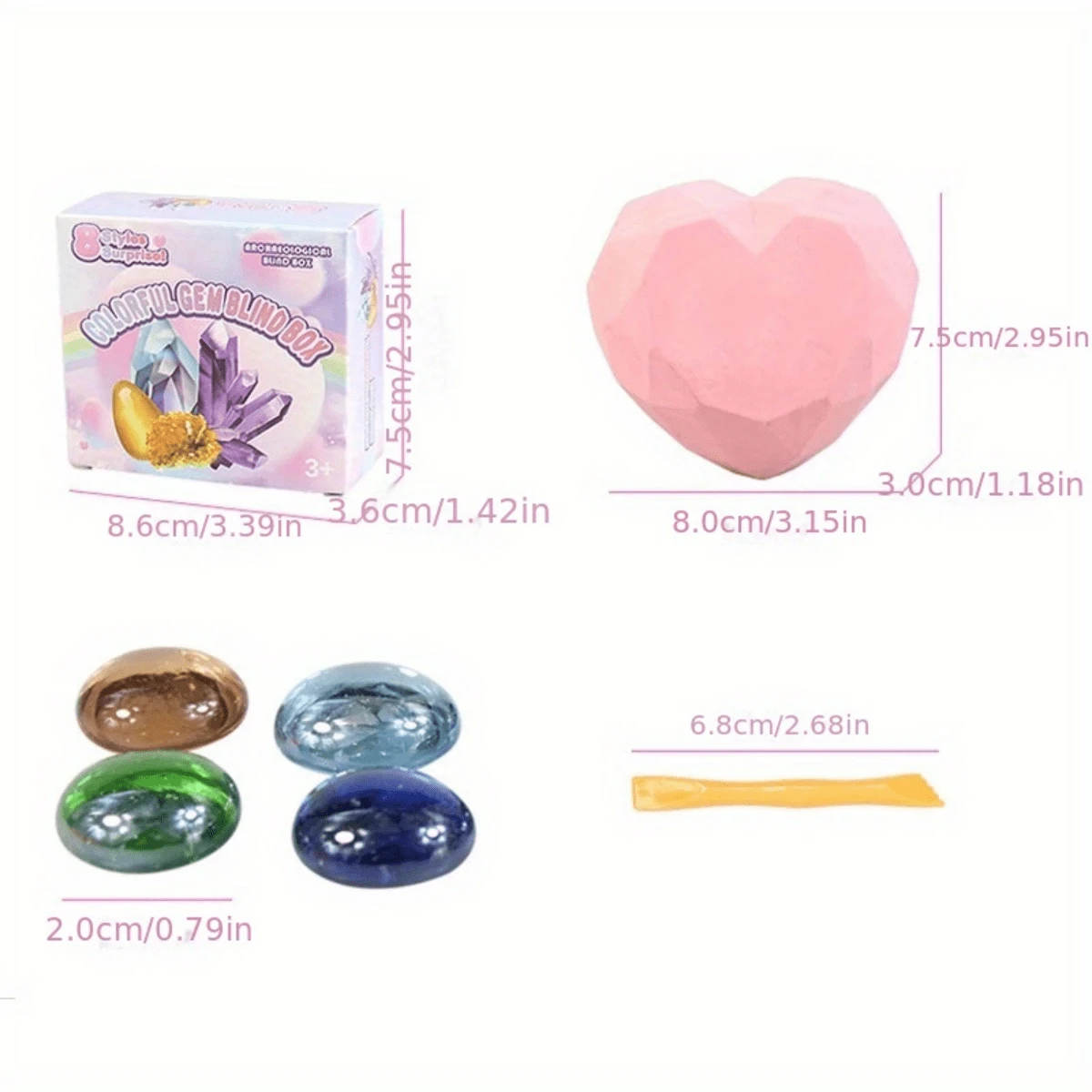 Rock Digging Set, Educational Stone Digging Set 18 Pieces Endless ...