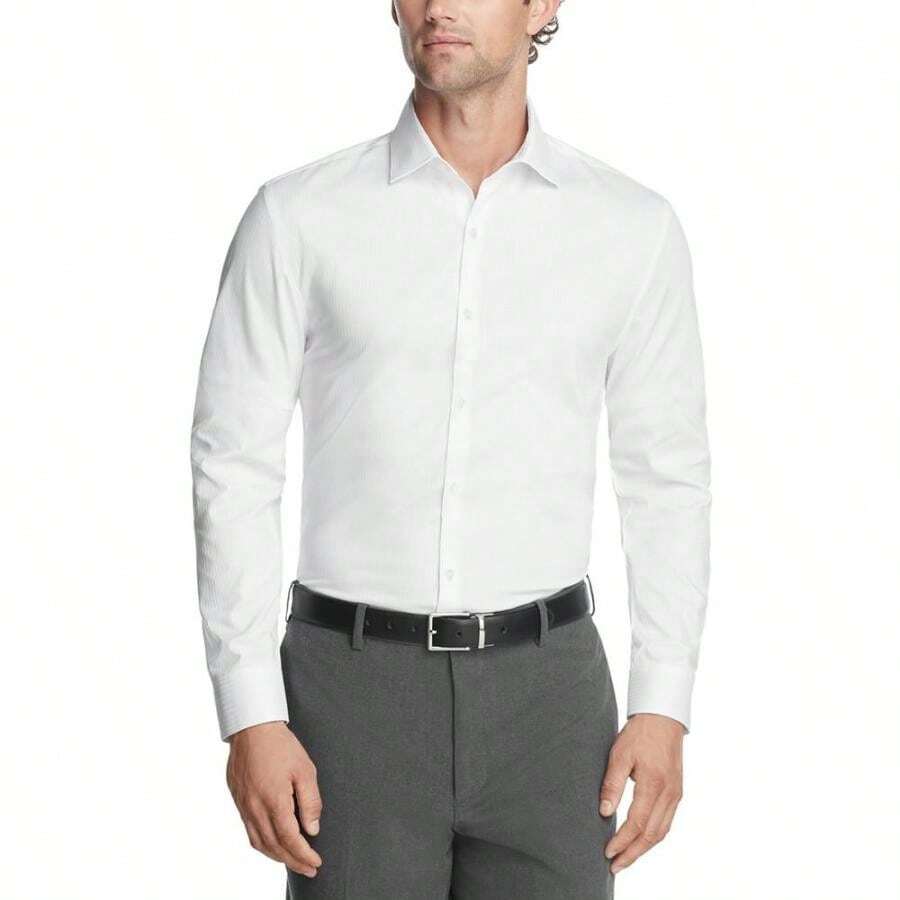 Kenneth Cole Keh Cole Reacn | Men's Slim-Fit Flex Stretch Dress Shirt ...