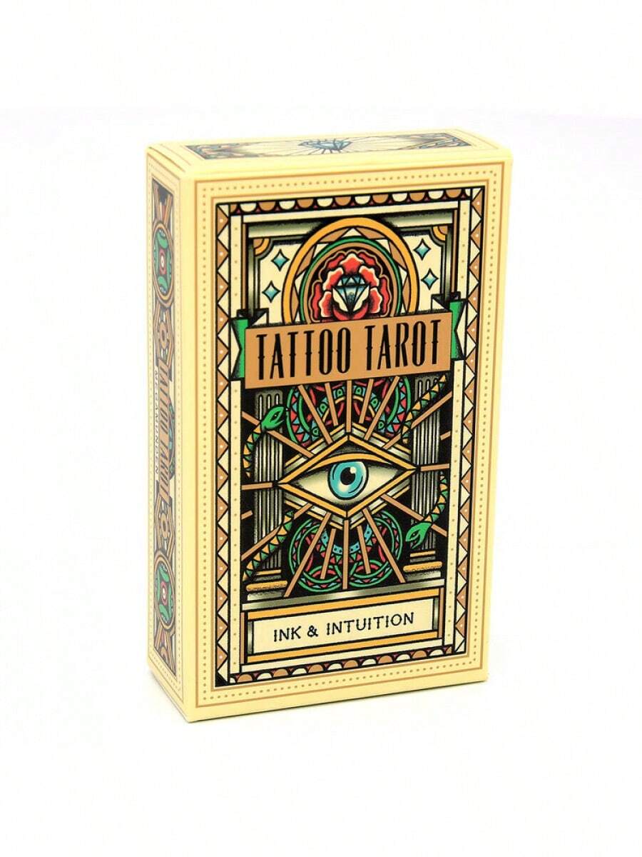 Tattoo Tarot Ink & Intuitive Marseille System Tarot Full English Oracle ...