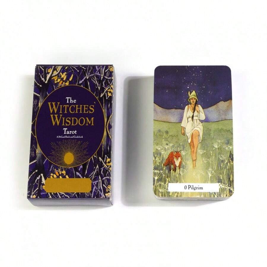 Witch's Wisdom Tarot Cards, English Version Tarot & Astrology Card Game ...