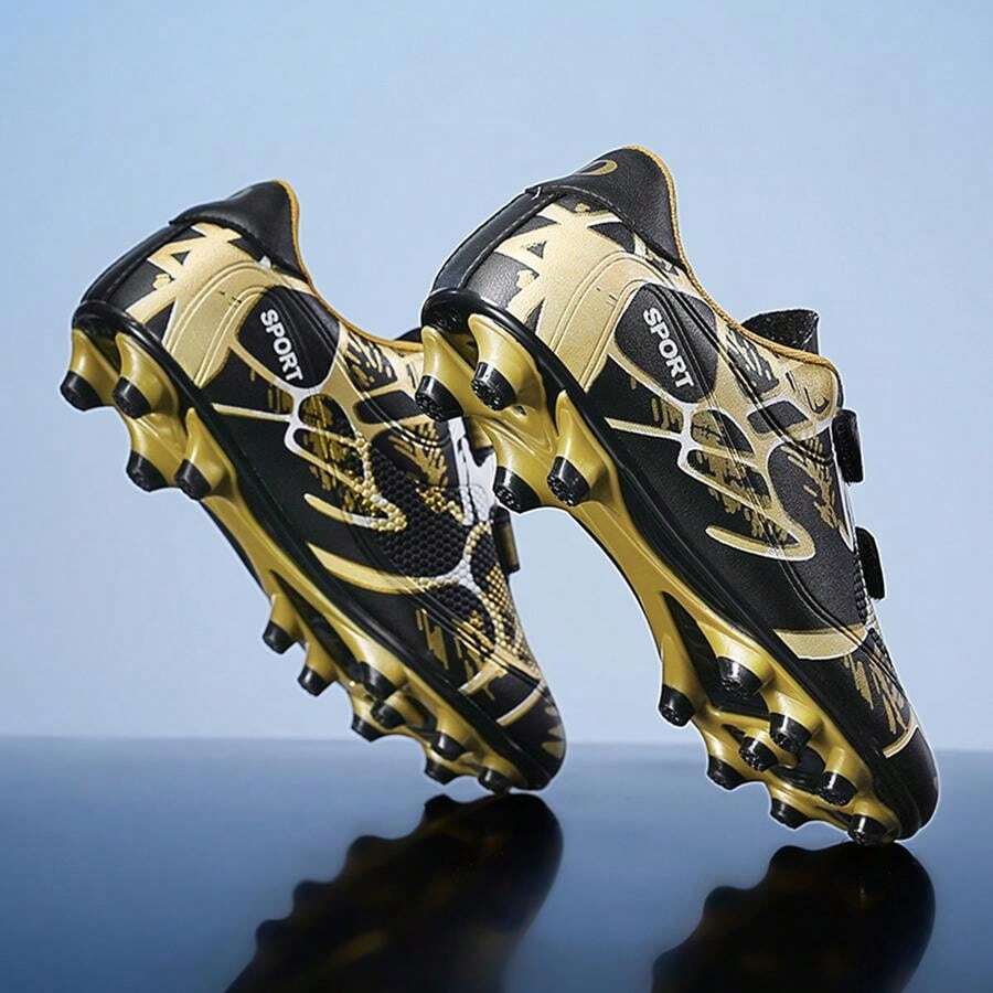 2024 New Version Youth Soccer Cleats, Mid-Top Professional Football ...