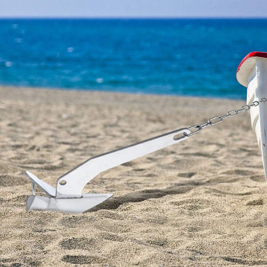 Triangle Boat Anchor, 316 Stainless Steel Delta-Style Anchor, Heavy ...