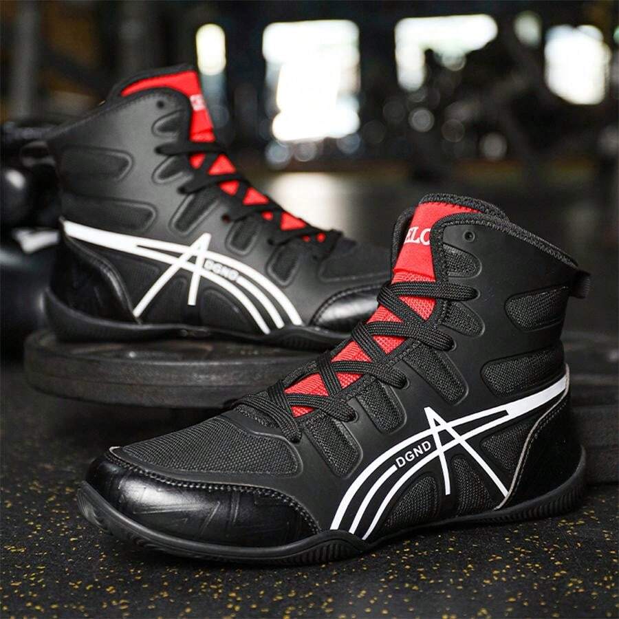Professional Boxing Boots For Men, Martial Arts, Fighting, Wrestling ...