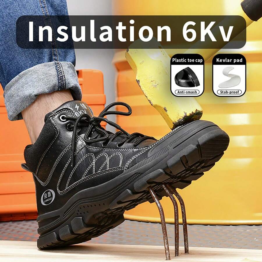 Labor Protection Shoes With Anti-Smashing And Anti-Puncture Functions ...