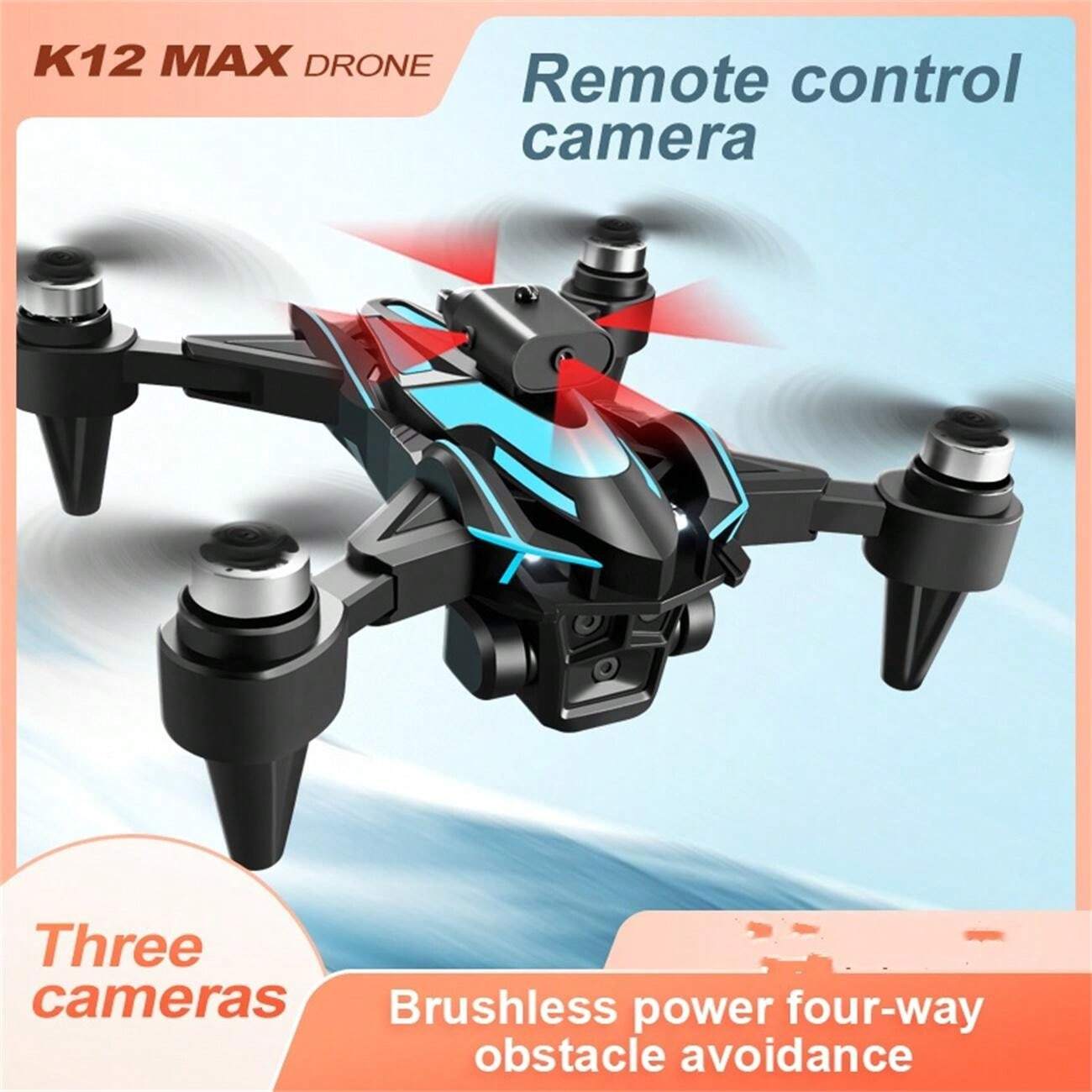 K12 Max Drone - 360° Obstacle Avoidance, Optical Flow Positioning ...