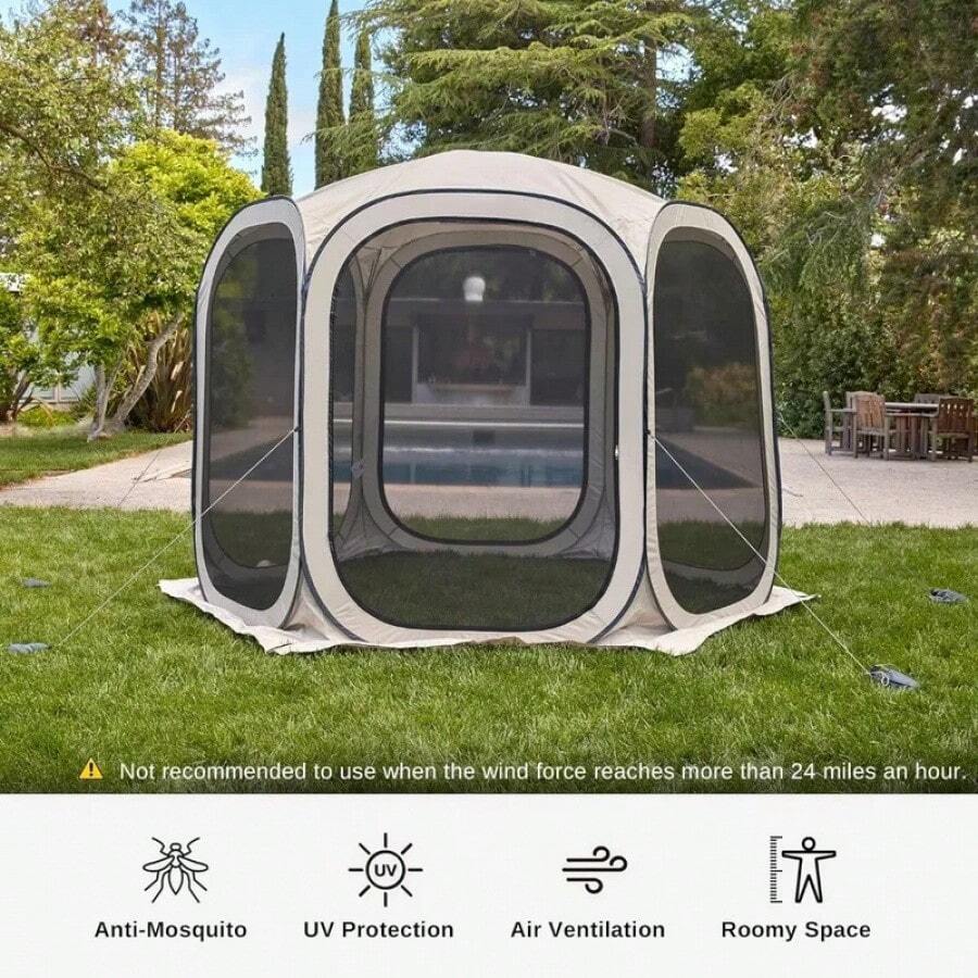 Pop-Up, Portable Screen Room Canopy Instant Screen Tent | SHEIN USA