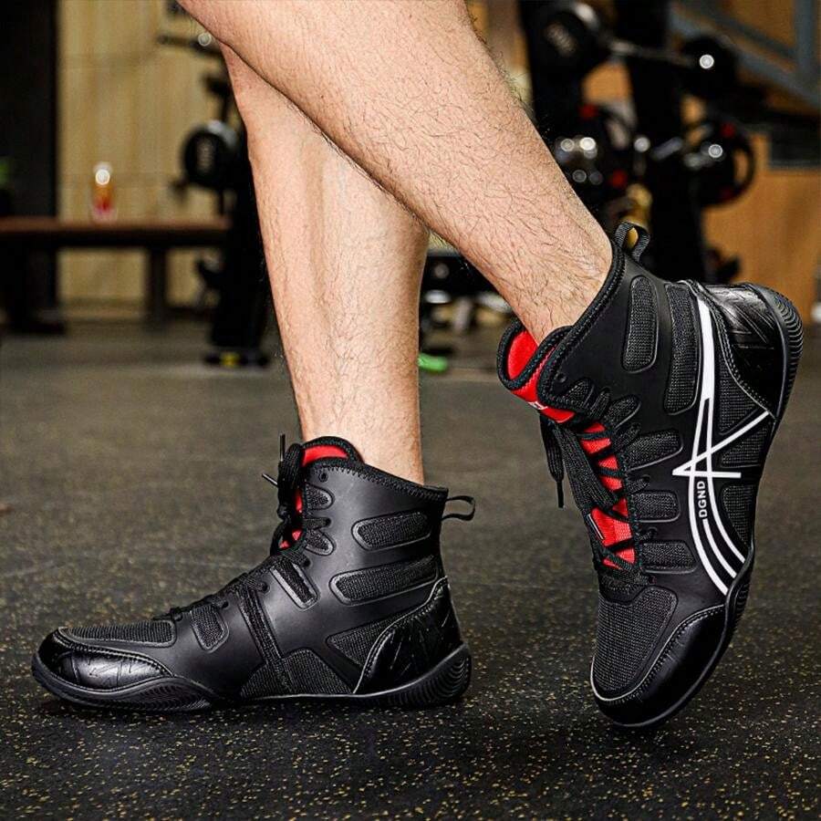 Professional Boxing Boots For Men, Martial Arts, Fighting, Wrestling ...