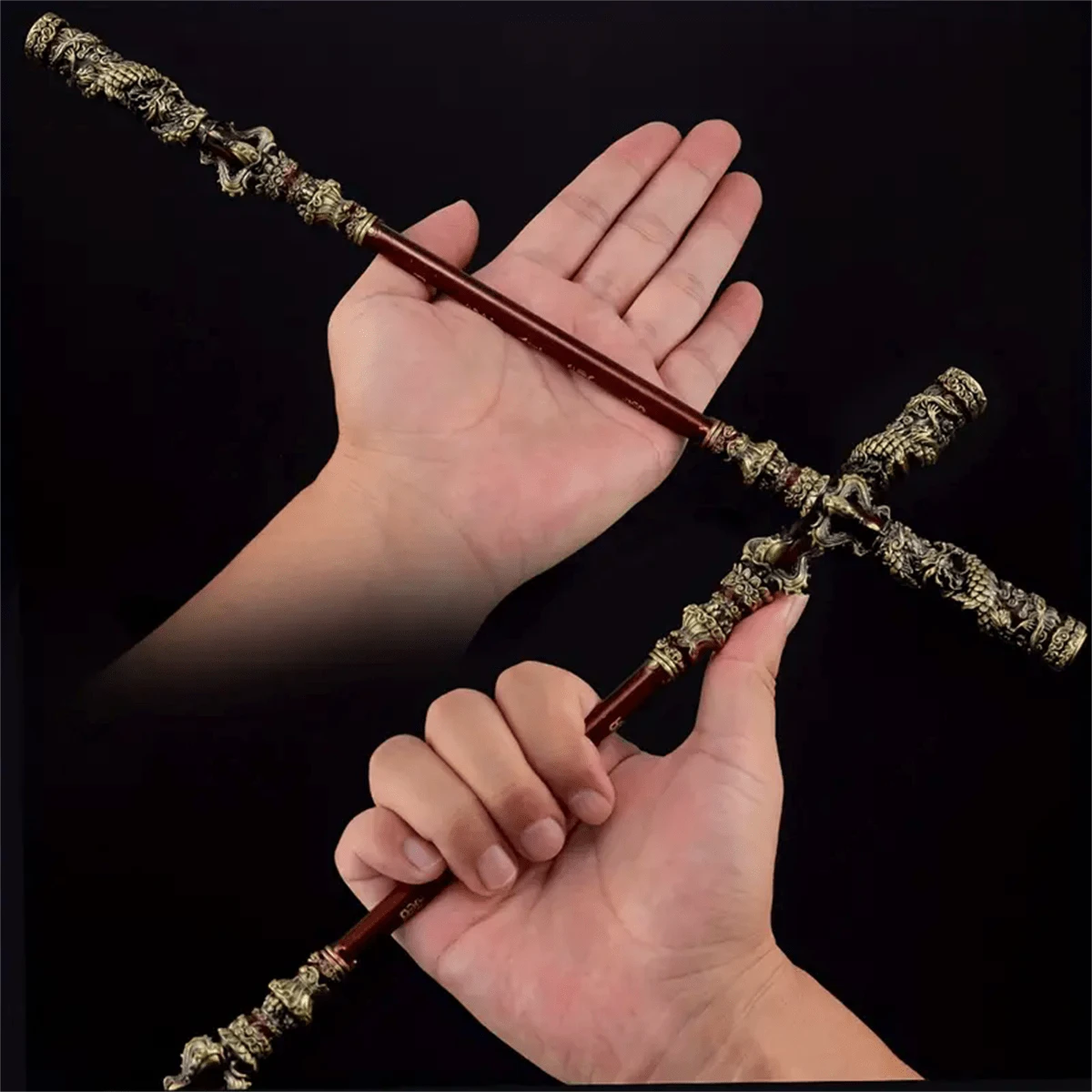 Bâton doré de Soleil Wukong - Ornement artisanal artistique, Modèle de ...