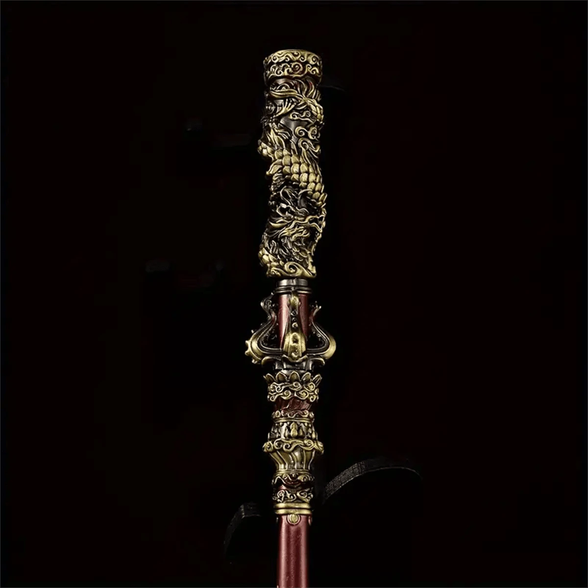 Bâton doré de Soleil Wukong - Ornement artisanal artistique, Modèle de ...