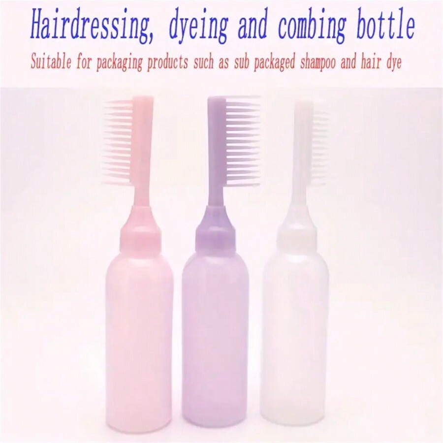 Hair Dye Bottle With Comb, Hair Dye Applicator Bottle, Professional ...