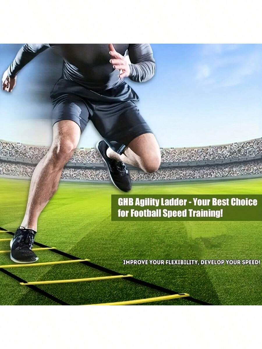 Football Training Kit Including Rope Ladder, Agility Speed Ladder, Cone ...