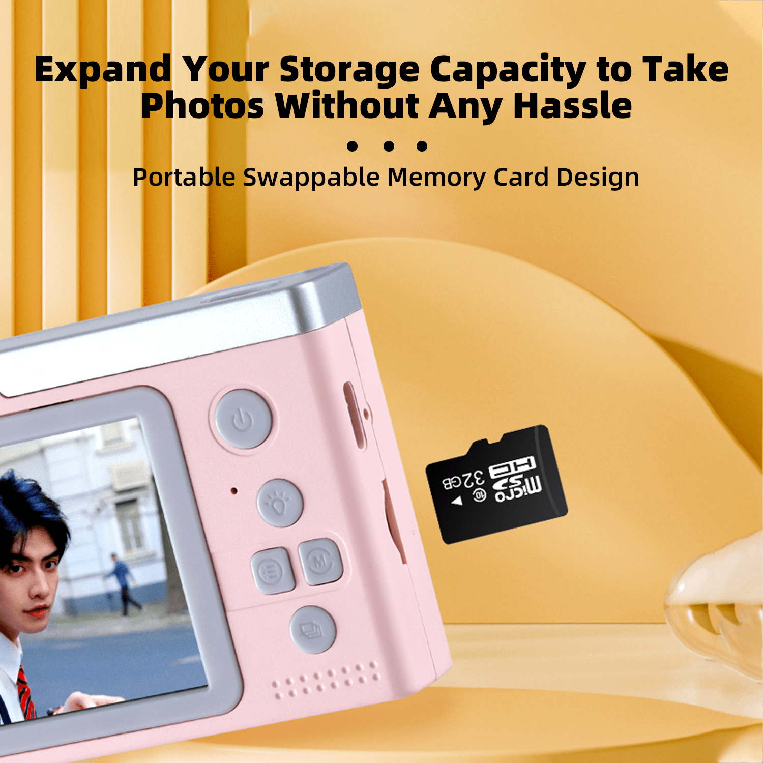 Upgrade Digital Camera, 1080P Digital Point And Shoot Camera With 8X ...