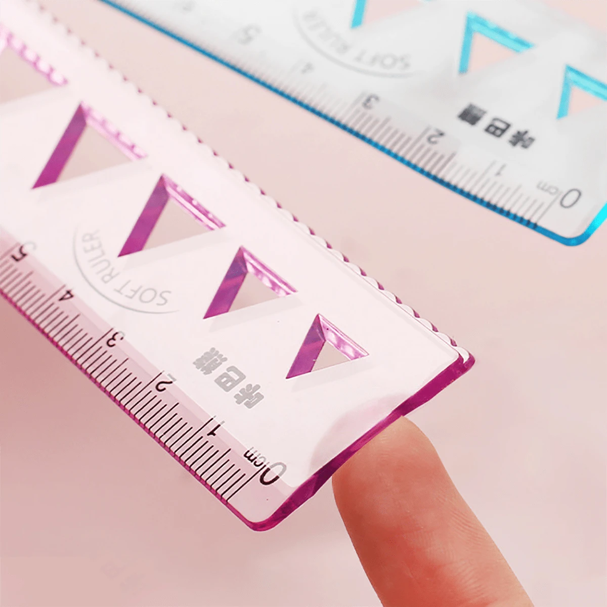 Multifunctional Ruler, Soft Ruler, Straight Ruler, Triangle Ruler ...