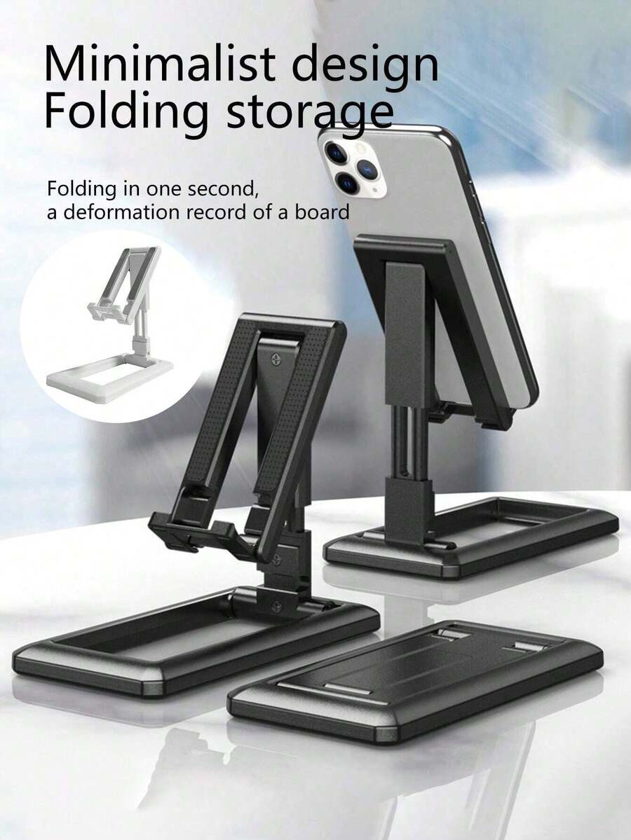 1pc Black/White Foldable Mobile Phone & Tablet Slouchy Holder ...
