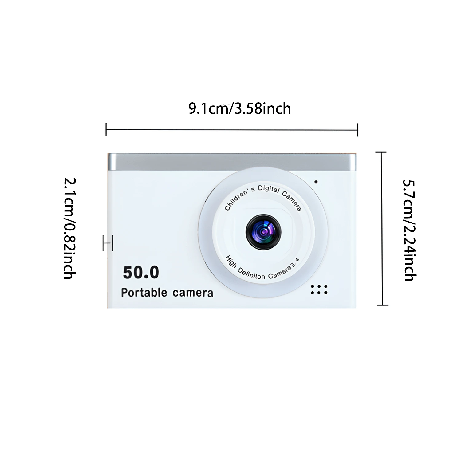 Upgrade Digital Camera, 1080P Digital Point And Shoot Camera With 8X ...
