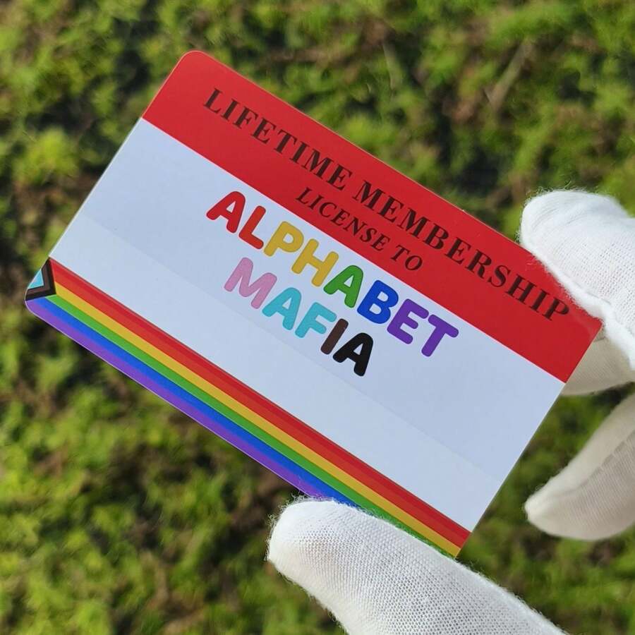 BISEXUAL Writable LGBTQIA Identity Card LGBT Pride Cards Lifetime ...